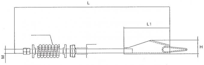 Elevator Wire Rope Socket and Spring Rope Fastening For Passenger Elevators