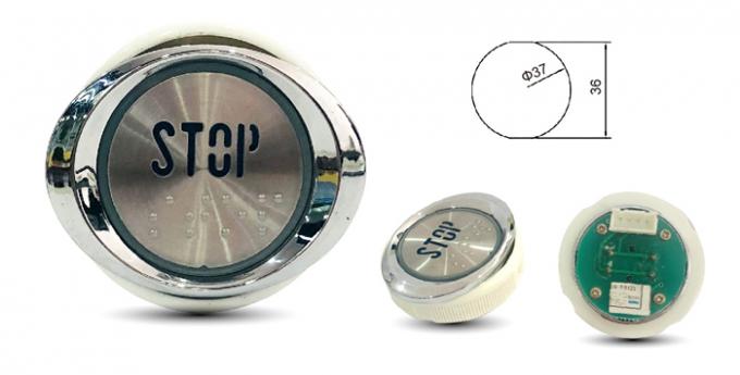 Braille Elevator Buttons In Ellipse Shape With Marvelous Look