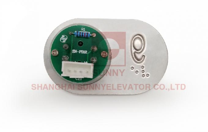 Elevator Push Button , Switch Elevator Parts Tactile characters with ...
