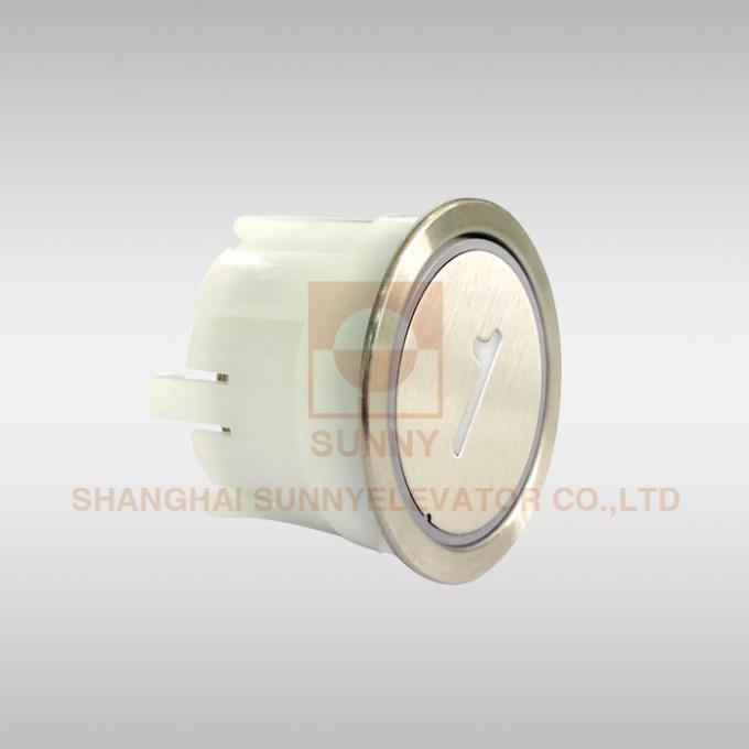 Green And White Illuminated Elevator Push Button Switch For Passenger ...
