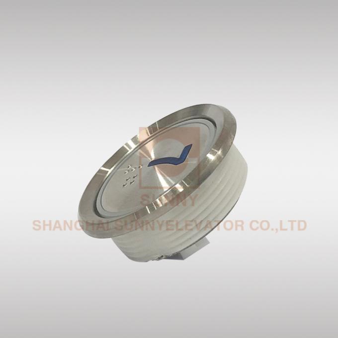 12 - 24 V LED Elevator Push Button Signal Type Round With Size Φ45x20 Mm