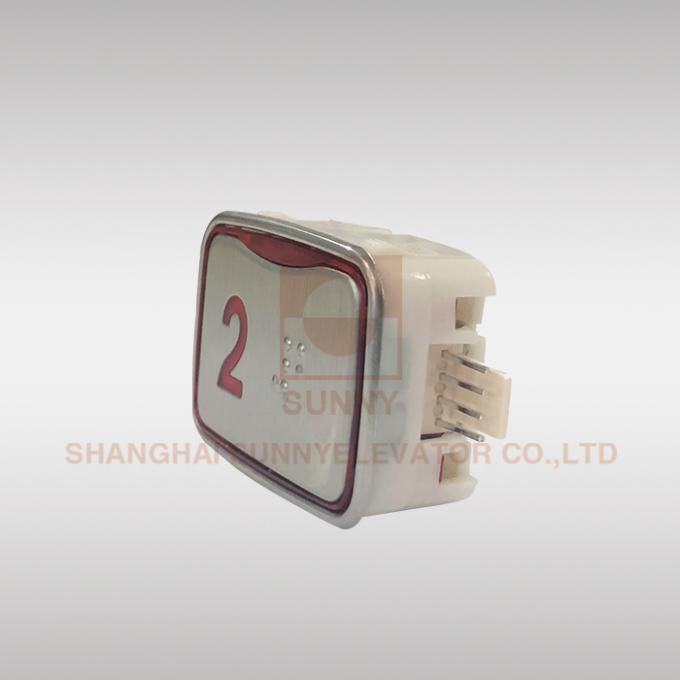 Easy Installation Square Elevator Stop Button / Push Button Switch ...