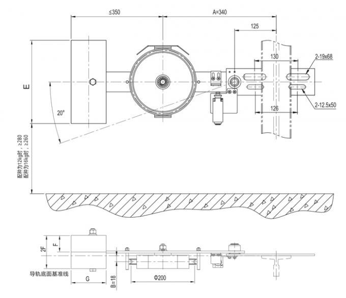 Tension Device Elevator Safety Components Passenger Elevator Parts With ...