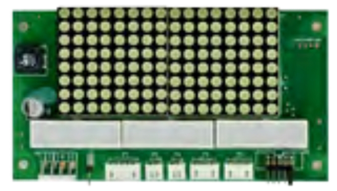 4mm Hole 7 Inch Slim Elevator LCD Display With INVT System