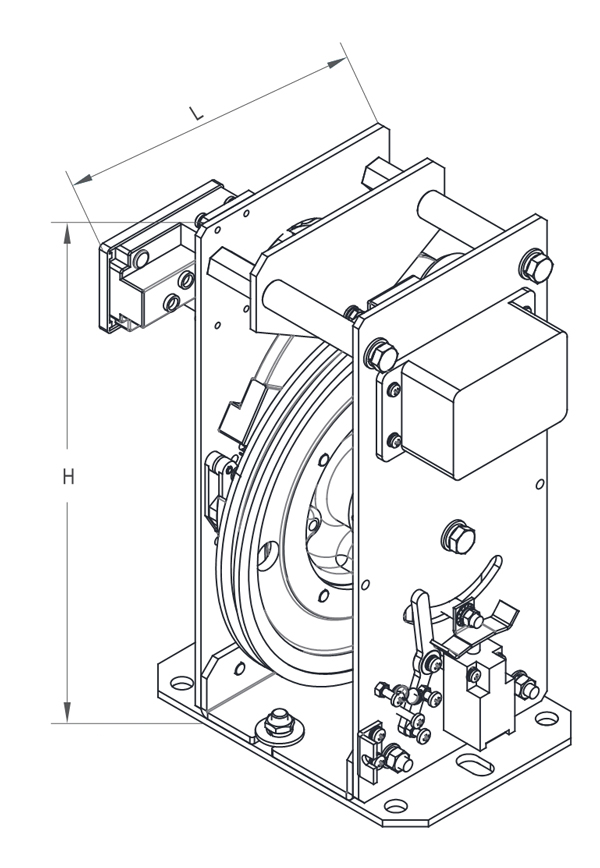 2.5m/S Elevator Overspeed Governor Rope 200mm Sheave Diameter