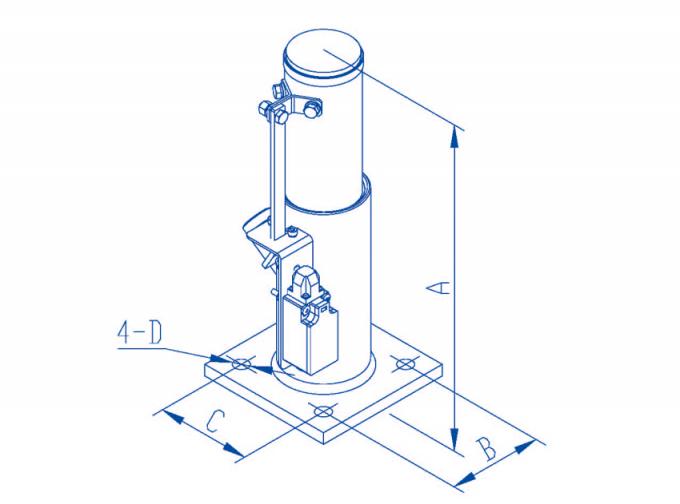 Residential Elevator Hydraulic Buffer For Elevator Safety Parts