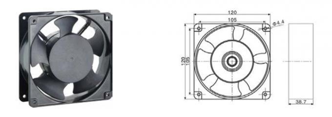 Centrifugal Ventilation Wall Mount Axial Fan Plastic PBT Industrial ...