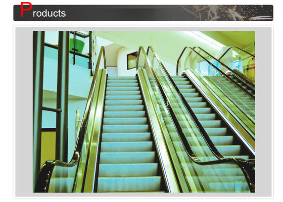 Energy Saving Moving Walk Escalator Subway Escalator Low Speed 15 Fpm ...