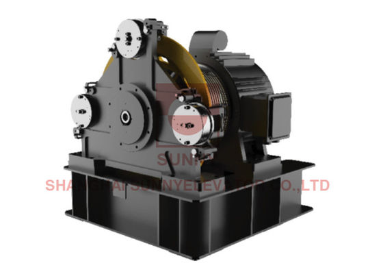 High Speed Gearless Traction Machine Brake Type For Elevator Parts