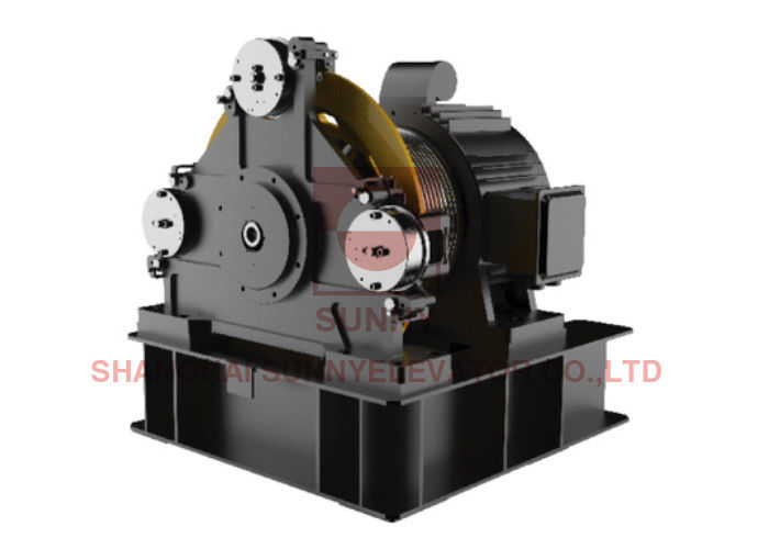 High Speed Gearless Traction Machine Brake Type For Elevator Parts