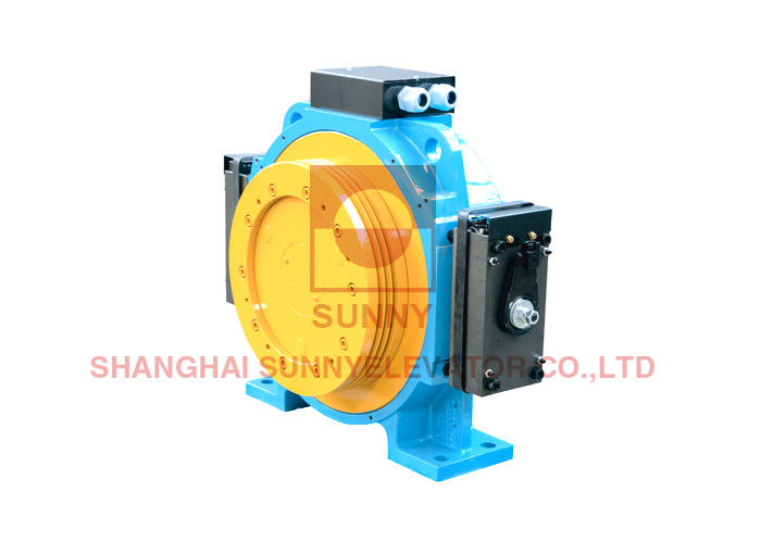 32 Poles Gearless Traction Machine With F Insulation Class For Safe ...