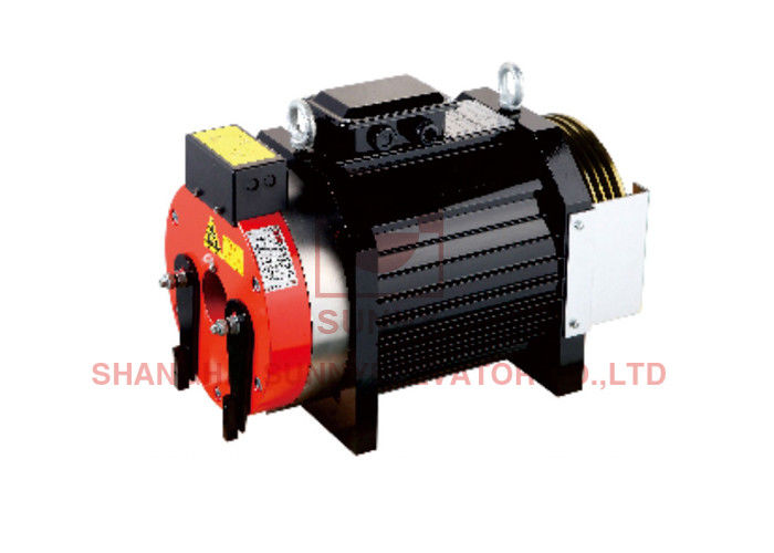 1.0m/S Aluminum Shell Gearless Traction Machine Motor For Passenger ...