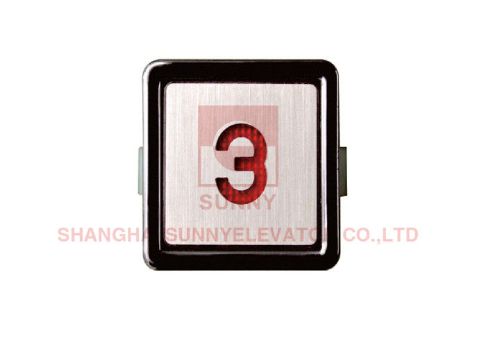 Home Elevator Push Button ABS Base With Metal Circle Outer Frame And ...