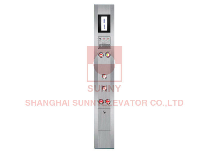 Passanger Lift Round Button Elevator COP / Stainless Steel Control ...