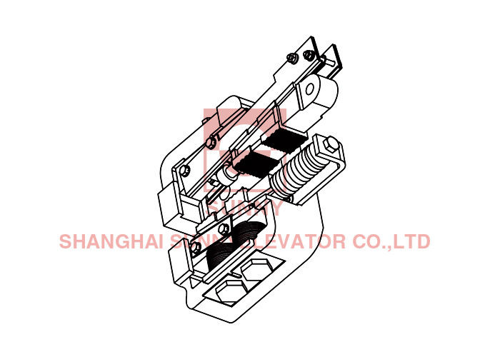 SN-SG-AQ10 Elevator Safety Gear Lift Components With Belleville Spring ...
