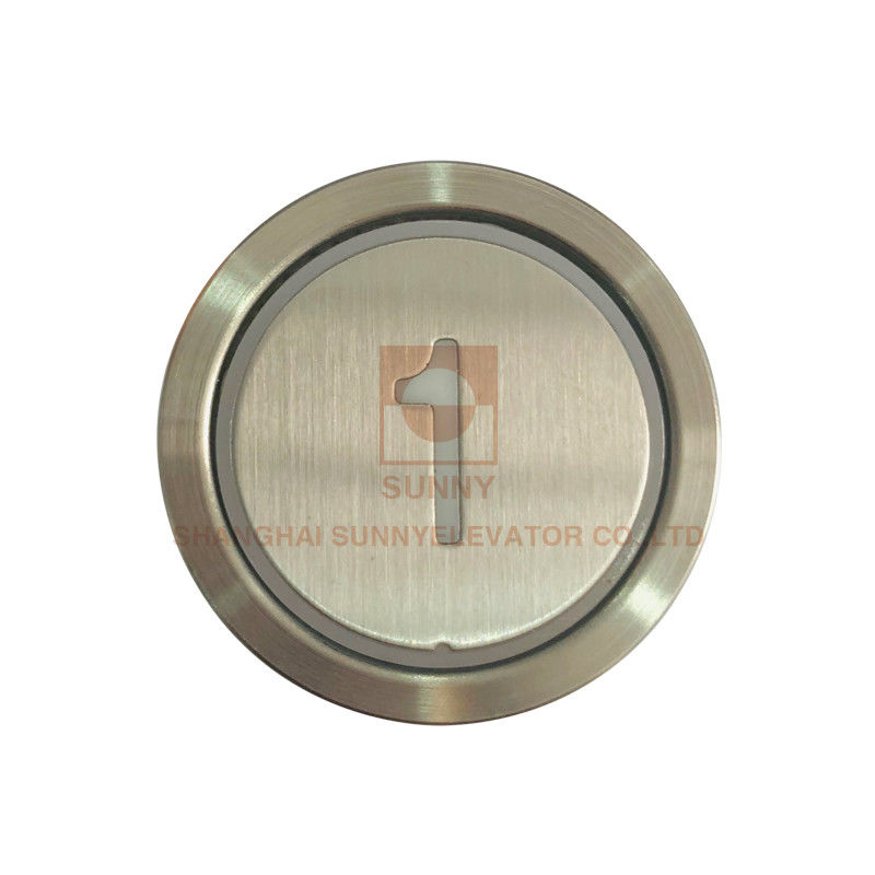Green And White Illuminated Elevator Push Button Switch For Passenger ...