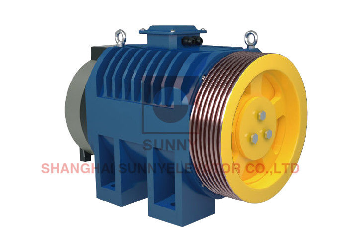 380V Passenger Elevator Lift Motor / Elevator Gearless Motor Single Wrap