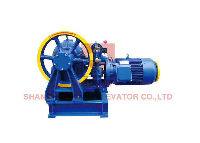 Static Load 6000kg Elevator Traction Machine 0.25m/S Speed 1500 ...