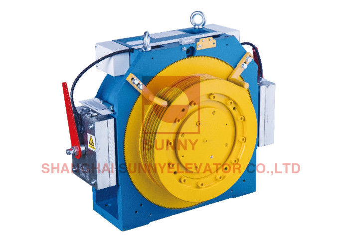 20 Poles Load 1150kg Machine Room Less Traction Motor Elevator For ...