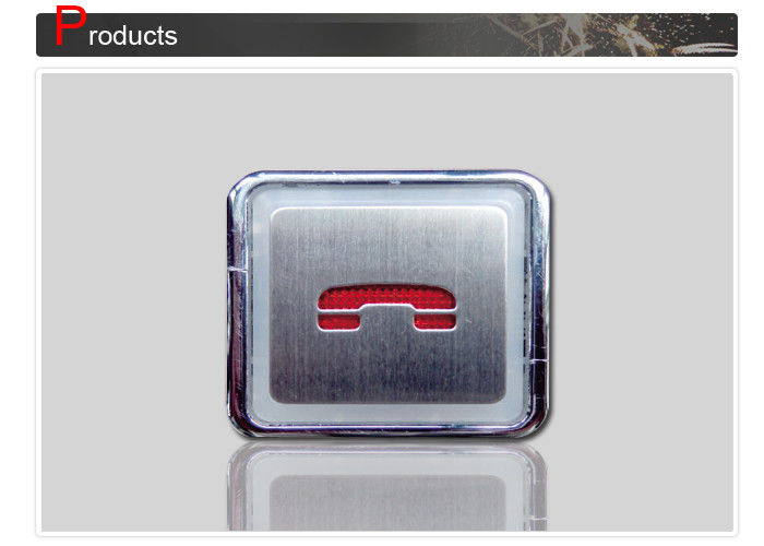 38 x 43 mm Elevator Emergency Button With A Slight Touch , Lift Alarm ...