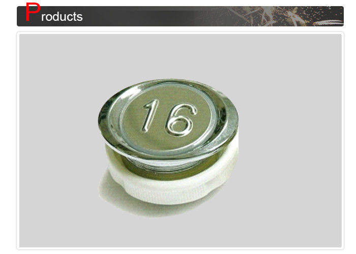 Ellipse Shape Surface Mount Elevator Push Button Size 38 x 48 mm