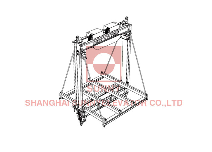 EN 81 Electric Lift Car Sling For Low Speed Elevators GB/CE Certifcation