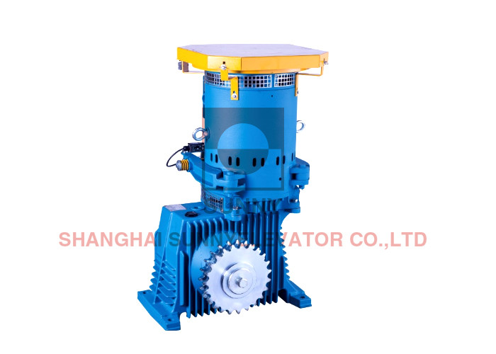 AC220V Escalator Geared Traction Machine With Microcomputer Frequency ...