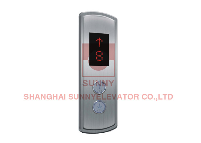 Safe Stainless Steel Lift LOP Panel For Passenger Elevator Spare Parts