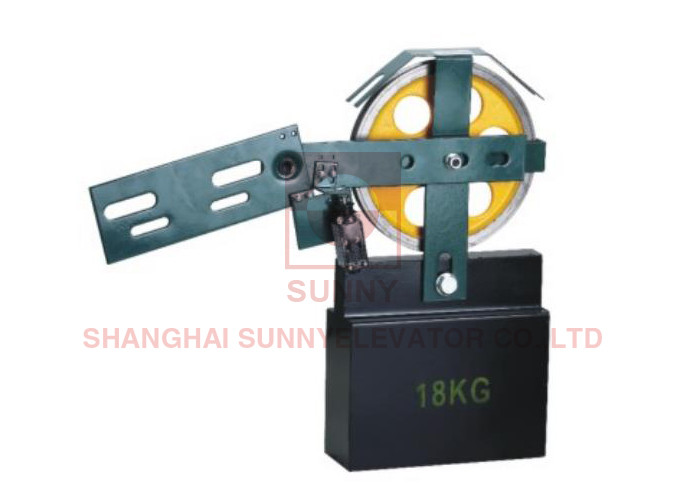 Rope Wheel Tension Device For Passenger / Freight Elevator Parts