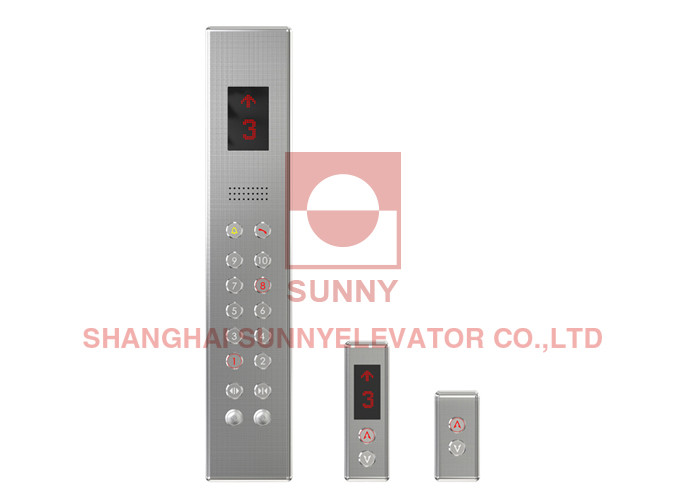 Ensuring Safety Titanium Plating Elevator COP And LOP For Elevator Systems