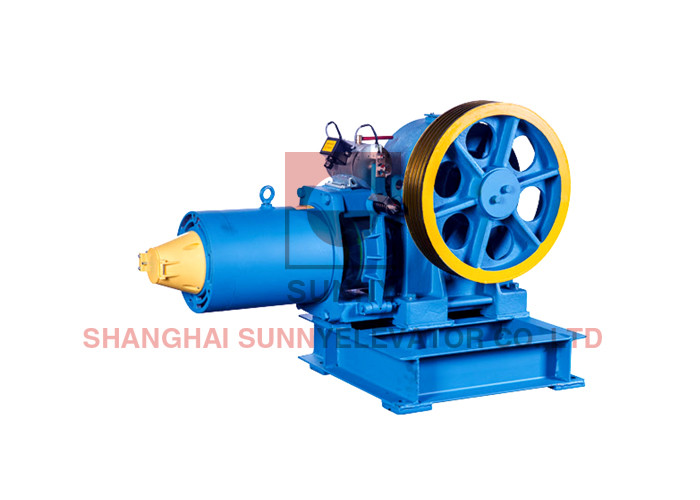 VVVF Traction Load 630kg Geared Elevator Motor Lift Traction Machine
