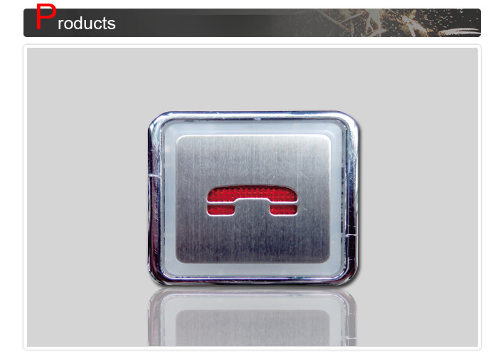 38 x 43 mm Elevator Emergency Button With A Slight Touch , Lift Alarm ...
