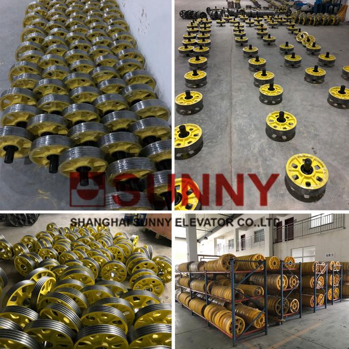 Cast Iron Sheave Elevator Traction Sheave Wire Rope Sheave Wheels