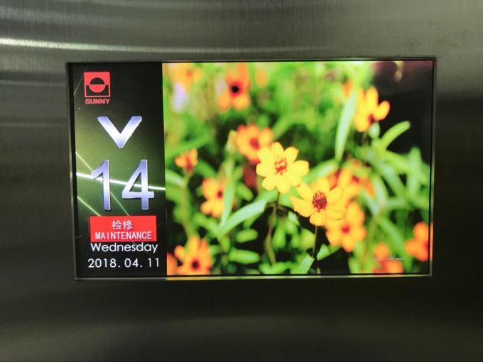 5'' Vertical 7 Segment LED Display Elevator Display With Blue Background