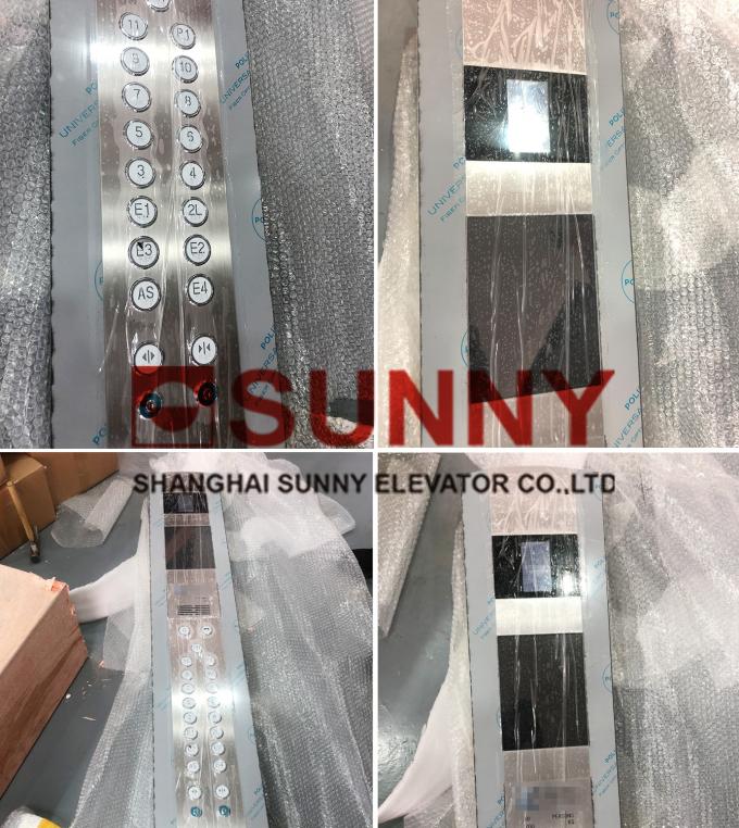Safe Stainless Steel Lift LOP Panel For Passenger Elevator Spare Parts