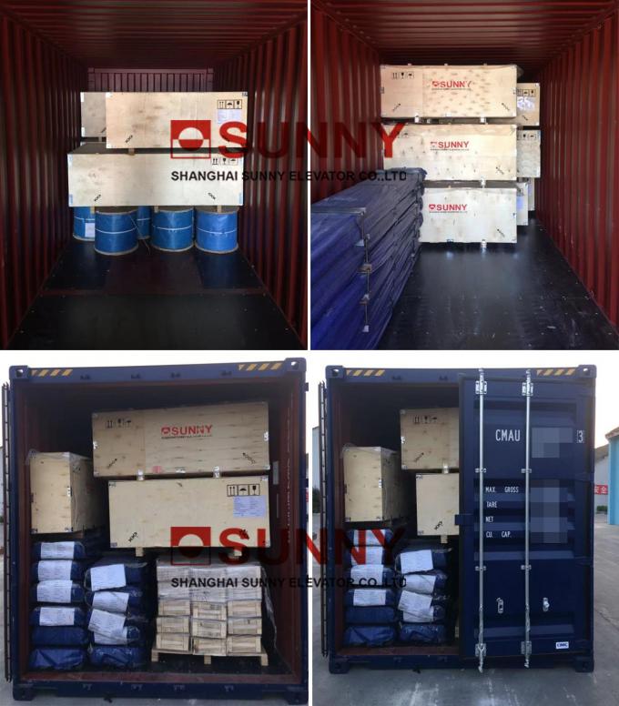 Tk5 T Type Passenger Elevator Hollow Elevator Guide Rail For Counterweight