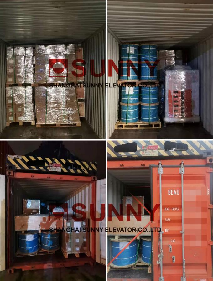 Single / Double Wrap Gearless Traction Machine For Passenger Elevator